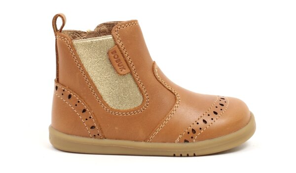 Bobux I-Walk laarsje - cognac (maat 22-25) | Hippeschoen...