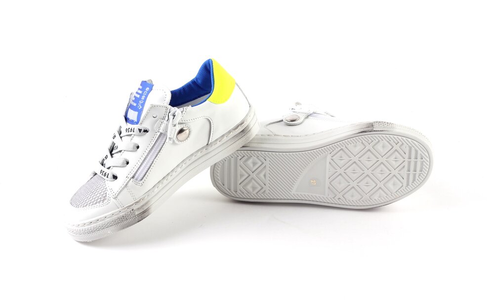 Rondinella sneaker - Wit (maat 27-38) | Hippeschoentjes